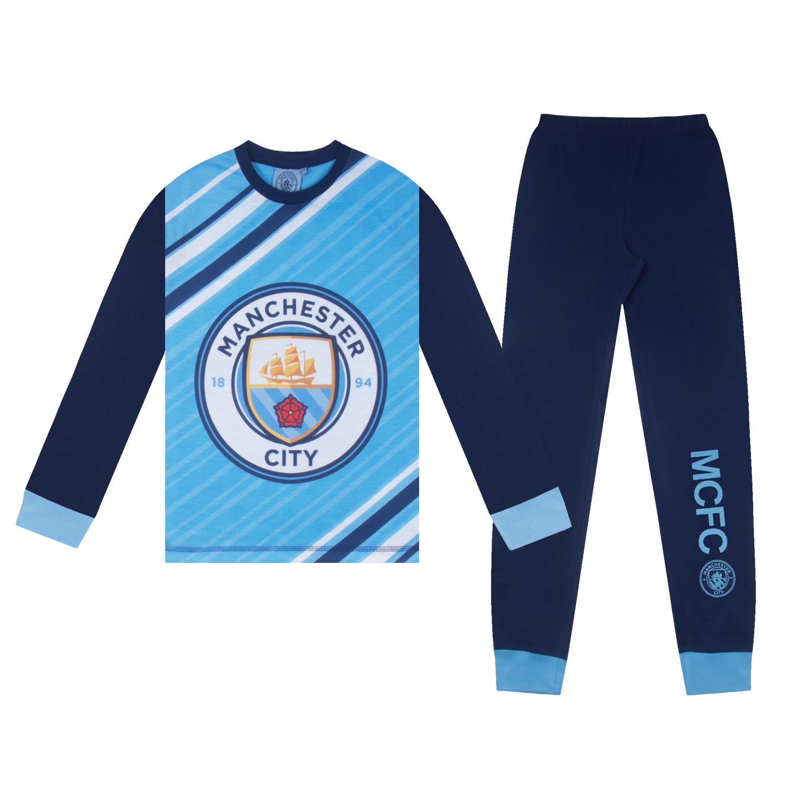 Manchester City Pyjamas - Kids Long
